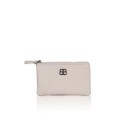 Bellicci Leder-Geldb&ouml;rse "Camber" in Creme - (B)11 x (H)7 x (T)2 cm - 55% | Portemonnaies-etuis