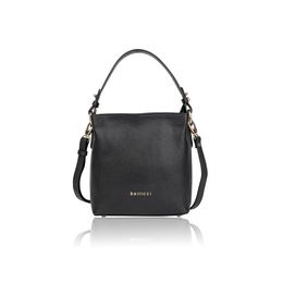 Bellicci Leder-Schultertasche "Calico" in Schwarz - (B)26 x (H)33 x (T)14 cm - 57% | Damen-taschen