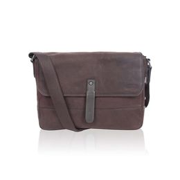 SPARWELL Leder-Umh&auml;ngetasche "Ace" in Braun - (B)37 x (H)28 x (T)8 cm - 60% | Herrentaschen