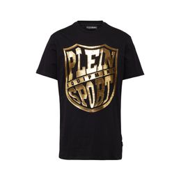 Plein Sport T-Shirt Herren Gr&ouml;&szlig;e XL gold / schwarz