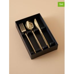 Bella Maison 18tlg. Dessertbesteck-Set "Siena" in Gold - 83% | Gedeckter-tisch