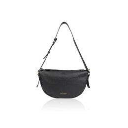 Bellicci Leder-Schultertasche "Caira" in Schwarz - (B)35 x (H)21 x (T)8 cm - 50% | Damen-taschen