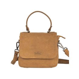 SPARWELL Leder-Umh&auml;ngetasche "Allen" in Hellbraun - (B)24 x (H)18 x (T)9 cm - 66% | Damen-taschen