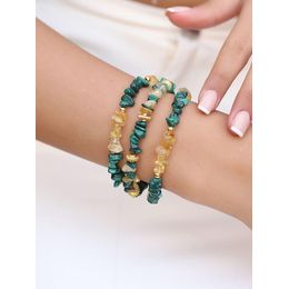 Pierres de Jade Vergold. Armkette mit Schmuckelementen - 79% | Schmuck