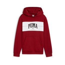Puma Sweatshirt 'Squad' Jungen Gr&ouml;&szlig;e 176 karminrot / schwarz / wei&szlig;