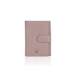 Bellicci Leder-Geldb&ouml;rse "Venesa" in Lila - (B)9 x (H)13 x (T)3 cm - 55% | Portemonnaies-etuis