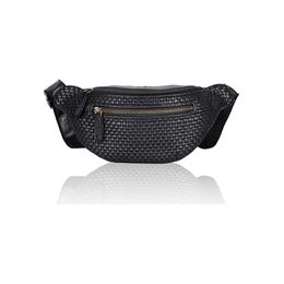 Bellicci Leder-G&uuml;rteltasche "Elliot" in Schwarz - (B)30 x (H)14 x (T)8,5 cm - 54% | Damen-koffer-reisegepaeck