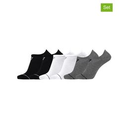 CR7 6er-Set: F&uuml;&szlig;linge in Schwarz/ Wei&szlig;/ Dunkelgrau - 57% | Gr&ouml;&szlig;e 40-46 | Herrensocken