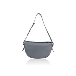 Bellicci Leder-Schultertasche "Caira" in Hellblau - (B)35 x (H)21 x (T)8 cm - 51% | Damen-taschen