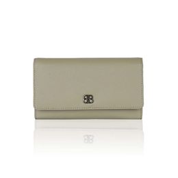 Bellicci Leder-Geldb&ouml;rse "Calista" in Gr&uuml;n - (B)18 x (H)10 x (T)3 cm - 53% | Portemonnaies-etuis