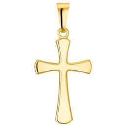 Amor Damen Kettenanh&auml;nger &raquo;Cross&laquo; () Made in Germany gold