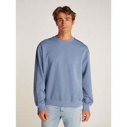 Calvin Klein Jeans Herren Sweatshirt &raquo;LOGO TAPE CREW NECK&laquo;, mit Logo-Band an den &Auml;rmeln blau 3XL