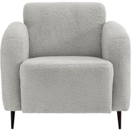 Home Affaire Cocktailsessel &raquo;Marone&laquo; auch als 2-Sitzer und 3-Sitzer erh&auml;ltlich silber Luxus-Microfser weich 100% Polyester;Struktur fein 100% 