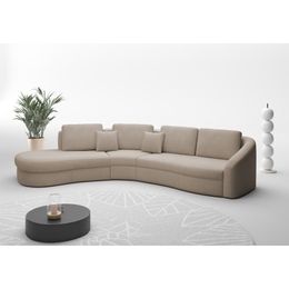 Sit & More sit&more Ecksofa &raquo;Jazz L-Form&laquo; In weiteren Gr&ouml;&szlig;en erh&auml;ltlich beige 100% Polyester