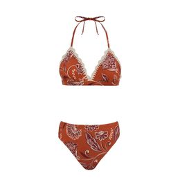 Cupshe Bikini 'DAA12C4L044KK' Damen Gr&ouml;&szlig;e M orange