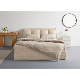 LeGer Home by Lena Gercke Boxspringbett &raquo;Addyson&laquo; H&auml;rtegrade H2, H3 und H4 w&auml;hlbar, Boxspringbett inkl. Topper, 2 Matratzen wei&szlig; 88% Polyester, 12% 
