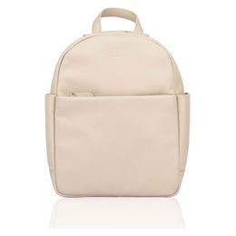 Bellicci Leder-Rucksack "Kassidy" in Beige - (B)23 x (H)29,5 x (T)8,5 cm - 60% | Damen-taschen