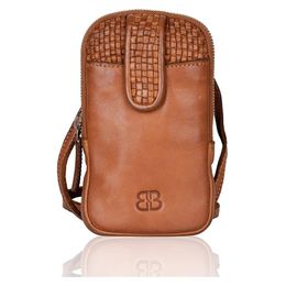 Bellicci Leder-Handytasche "Emberly" in Cognac - (B)11 x (H)18,5 x (T)2,5 cm - 55% | Damen-handytaschen