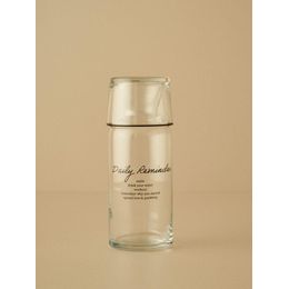 Bella Maison Karaffe "Daily Reminder" in Transparent/ Schwarz - 700 ml - 65% | Gedeckter-tisch