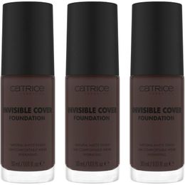 Catrice Damen Foundation &raquo;Invisible Cover Foundation&laquo; mit langanhaltendem Finish braun