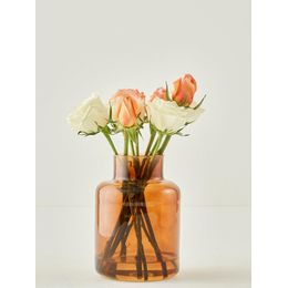 Bella Maison Vase "Lore" in Orange - (H)20 x &Oslash; 14 cm - 77% | Kerzen-vasen