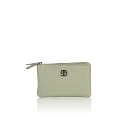 Bellicci Leder-Geldb&ouml;rse "Camber" in Gr&uuml;n - (B)11 x (H)7 x (T)2 cm - 51% | Portemonnaies-etuis