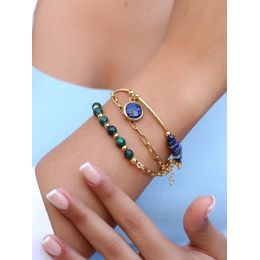 Pierres de Jade Vergold. Armkette mit Schmuckelementen - 85% | Schmuck