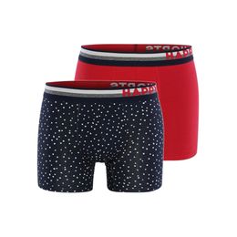 Happy Shorts Retroshorts ' Trunks #3 ' Herren Gr&ouml;&szlig;e XL blau / rot