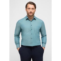 Eterna Herren Langarmhemd &raquo;COMFORT FIT&laquo; NON IRON (b&uuml;gelfrei) gr&uuml;n 45, Normalgr&ouml;&szlig;en