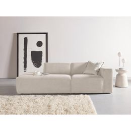 Home Affaire 2-Sitzer &raquo;Noord mit Kedernaht, Breite 227 cm&laquo; Cord, Struktur, Webstoff, mit Wellenunterfederung, Massivholzrahmen beige 94% Polyester; 6%