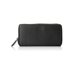 SPARWELL Leder-Geldb&ouml;rse "Naomi" in Schwarz - (B)20 x (H)10,5 x (T)4 cm - 53% | Portemonnaies-etuis