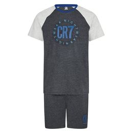 CR7 Pyjama in Anthrazit - 54% | Gr&ouml;&szlig;e XL | Herren-waesche
