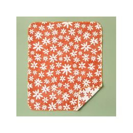 Bella Maison Babydecke "Freya" in Orange/ Wei&szlig; - 79% | Gr&ouml;&szlig;e 100x120 cm | Decken