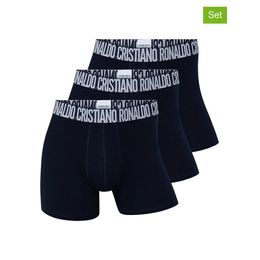 CR7 3er-Set: Boxershorts in Dunkelblau - 57% | Gr&ouml;&szlig;e L | Herren-waesche