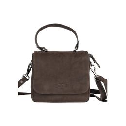 SPARWELL Leder-Umh&auml;ngetasche "Allen" in Braun - (B)24 x (H)18 x (T)9 cm - 63% | Damen-taschen