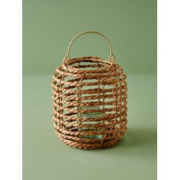 Bella Maison Windlicht "Cina" in Hellbraun - (H)23 x &Oslash; 19 cm - 79% | Kerzen-vasen
