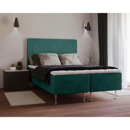 Home Affaire Boxspringbett &raquo;Hacer&laquo; Topper, H2 oder H3 und in Breiten 70,80,90,120,140,160,180 w&auml;hlbar gr&uuml;n 100% Polyester
