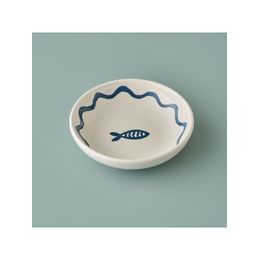 Bella Maison Schale ''Marine'' in Wei&szlig;/ Blau - &Oslash; 13 cm - 23% | Gedeckter-tisch
