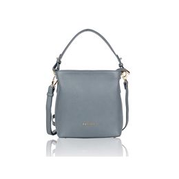 Bellicci Leder-Schultertasche "Calico" in Hellblau - (B)26 x (H)33 x (T)14 cm - 58% | Damen-taschen