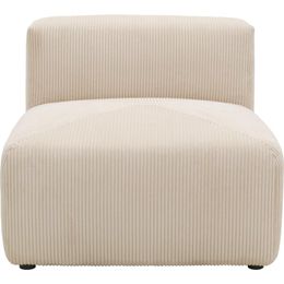 Home Affaire Sofaelement &raquo;Gerrid&laquo; Cord-Bezug, Mittelelement, auch einzeln stellbar beige 100% Polyester