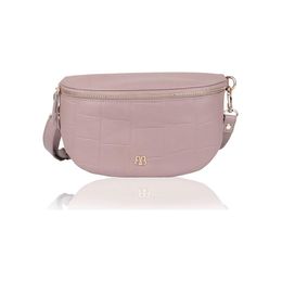 Bellicci Leder-Brustbeutel "Valencia" in Lila - (B)25 x (H)16,5 x (T)7 cm - 55% | Damen-koffer-reisegepaeck