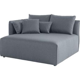 OTTO home Ottomane &raquo;N&ouml;re&laquo; kurzes Lounge-Modul - zum Zusammenstellen, Breite 138 cm, Tiefe 128 cm grau 100% Polyester