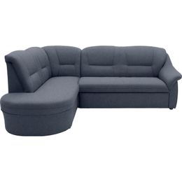 DOMO collection Ecksofa &raquo;Faenza f&uuml;r kleine R&auml;ume, Stellma&szlig;e 232x176cm, komfortabel, L-Form&laquo; mit Ottomane, zeitlos, elegante Armlehnen, wahlweise mit 