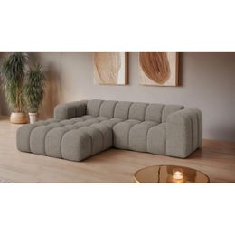 OTTO home Ecksofa &raquo;KALLIE L-Form, 248 cm - OTTO. Verl&auml;ssliche Qualit&auml;t.&laquo; Bubble Optik, moderne Steppung, hoher Sitzkomfort 100% Polyester
