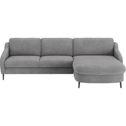 Sit & More sit&more Ecksofa &raquo;Soul L-Form&laquo; wahlweise mit Bettfunktion und Bettkasten oder Schubkasten grau 95% Polyester, 5% Polyamid