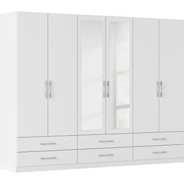 Rauch Kleiderschrank &raquo;Schrank Garderobe W&auml;scheschrank HERSBRUCK in 2 Breiten&laquo; Breiten: 226 oder 271 cm, H&ouml;he 210 cm, mit 6 gro&szlig;z&uuml;gigen Schubladen 