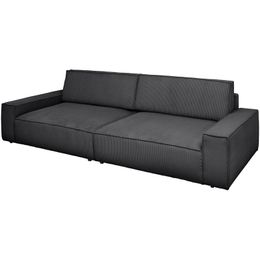 Home Affaire Big-Sofa &raquo;NEU: SHERWOOD XXL, Big-Sofa (316cm), extra tiefe Sitzfl&auml;che 95 cm&laquo; bequemer Sitzkomfort, Cord u. Leinenoptik, Kedernaht 100% 
