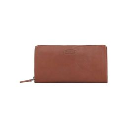 SPARWELL Leder-Geldb&ouml;rse "Olivia" in Braun - (B)20 x (H)10,5 x (T)2,5 cm - 52% | Portemonnaies-etuis
