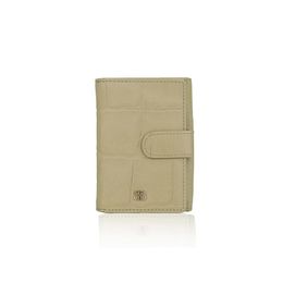 Bellicci Leder-Geldb&ouml;rse "Venesa" in Beige - (B)9 x (H)13 x (T)3 cm - 51% | Portemonnaies-etuis