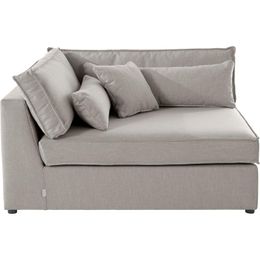 OTTO home Sofa-Eckelement &raquo;Enid&laquo; Teil eines Modulsofas, fester Sitzkomfort, auch in Breitcord beige Baumwollmix (60% Baumwolle/40% Leinen);Struktur 